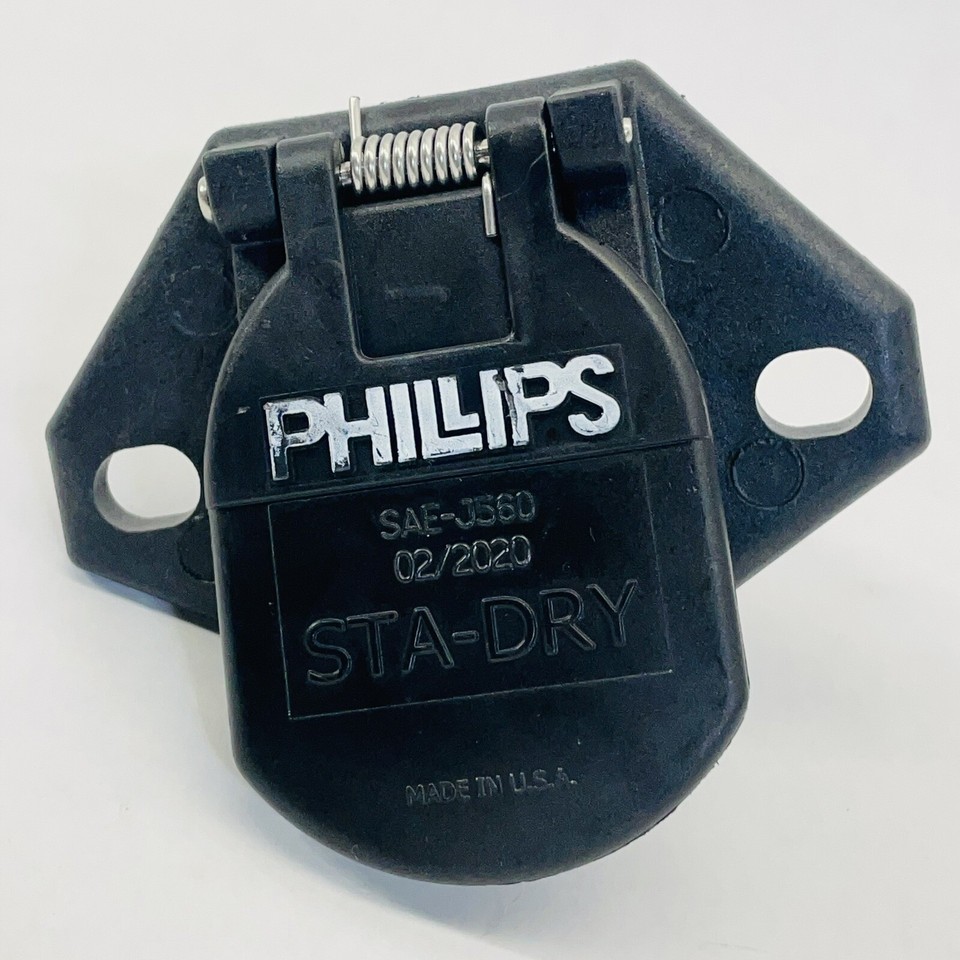 PHILLIPS 16-724 7-WAY STRAIGHT WAY SPLIT PIN SOCKET REPLACEMENT | eBay
