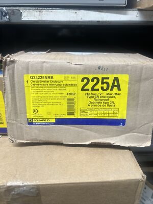 SQUARE D Q23225NRB Circuit Breaker Enclosure,Surface,225A | eBay