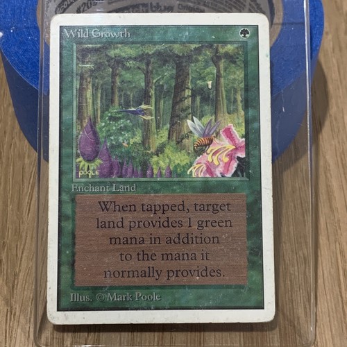 UNLIMITED Wild Growth | MTG MAGIC THE GATHERING | Lightly Played Free ...