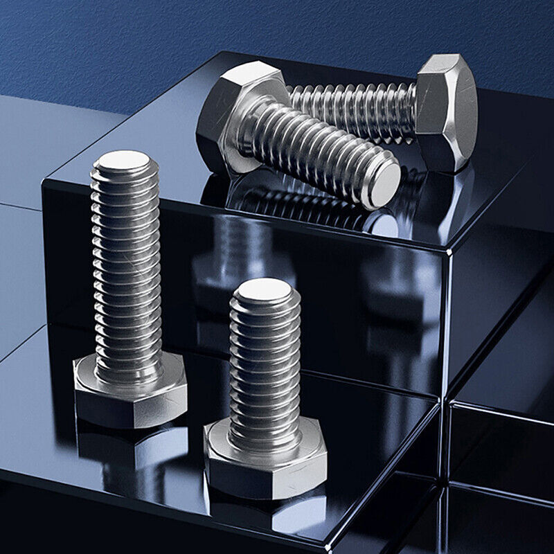 BSW Hex Head Screws 1/2 1/4 3/16 304 Stainless Steel Machine Bolts | eBay