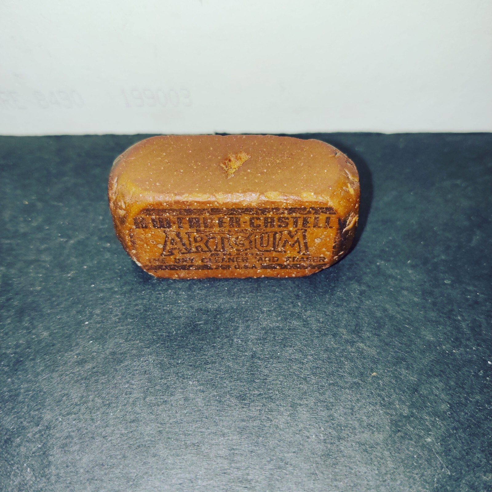 Vintage Pencil Eraser Faber Castell "Artgum Dry Cleaner & Eraser" Used ...