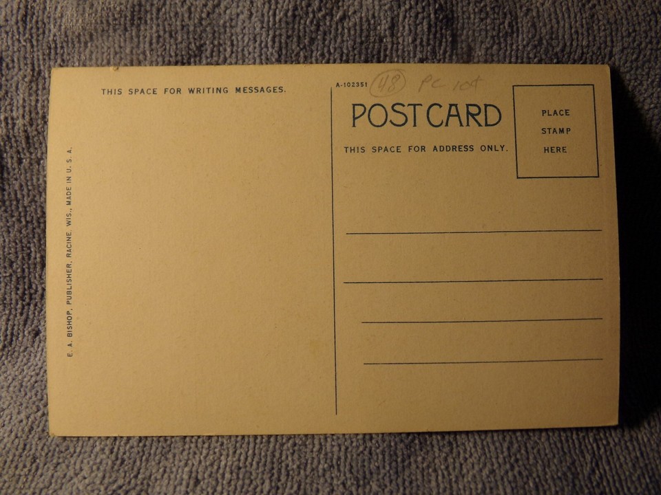 Postcard Fat Man's Misery, Cold Water Canyon, Dells Of The Wisconsin ...