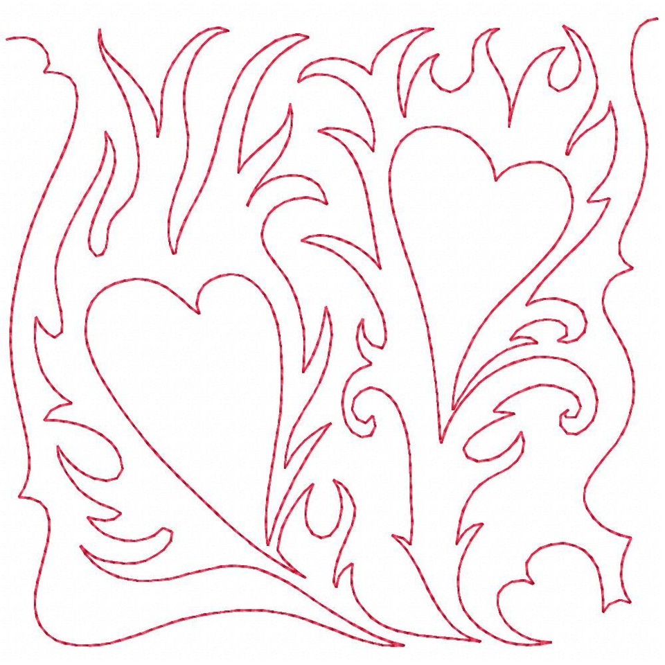 Free Motion Lovely Blocks 10 Machine Embroidery Designs Quilt 3 sizes ...