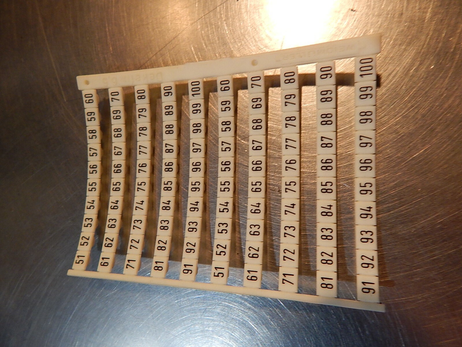 NEW Weidmuller dekafix 6.5 2X 51-100 Single Sleeve Lot of 100 *FREE ...