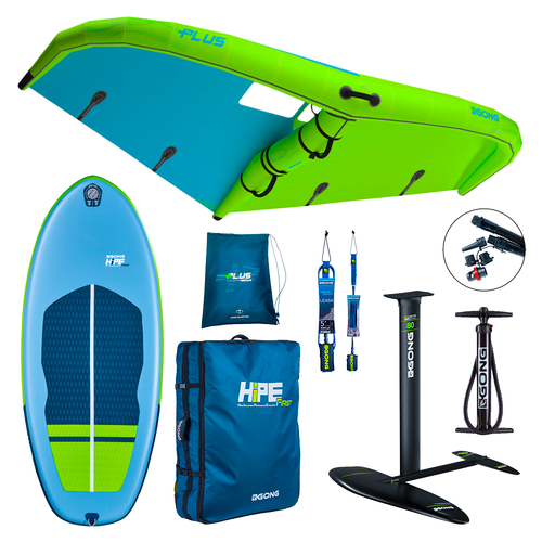 gong wing package Starter kit , 6foot 6 inches inflatable board 5 m ...