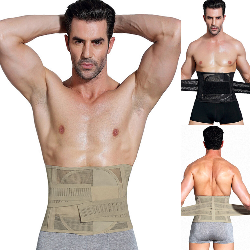 Men Modeling Thin Cincher Stereotype Black Accessories Fitness Abdomen ...