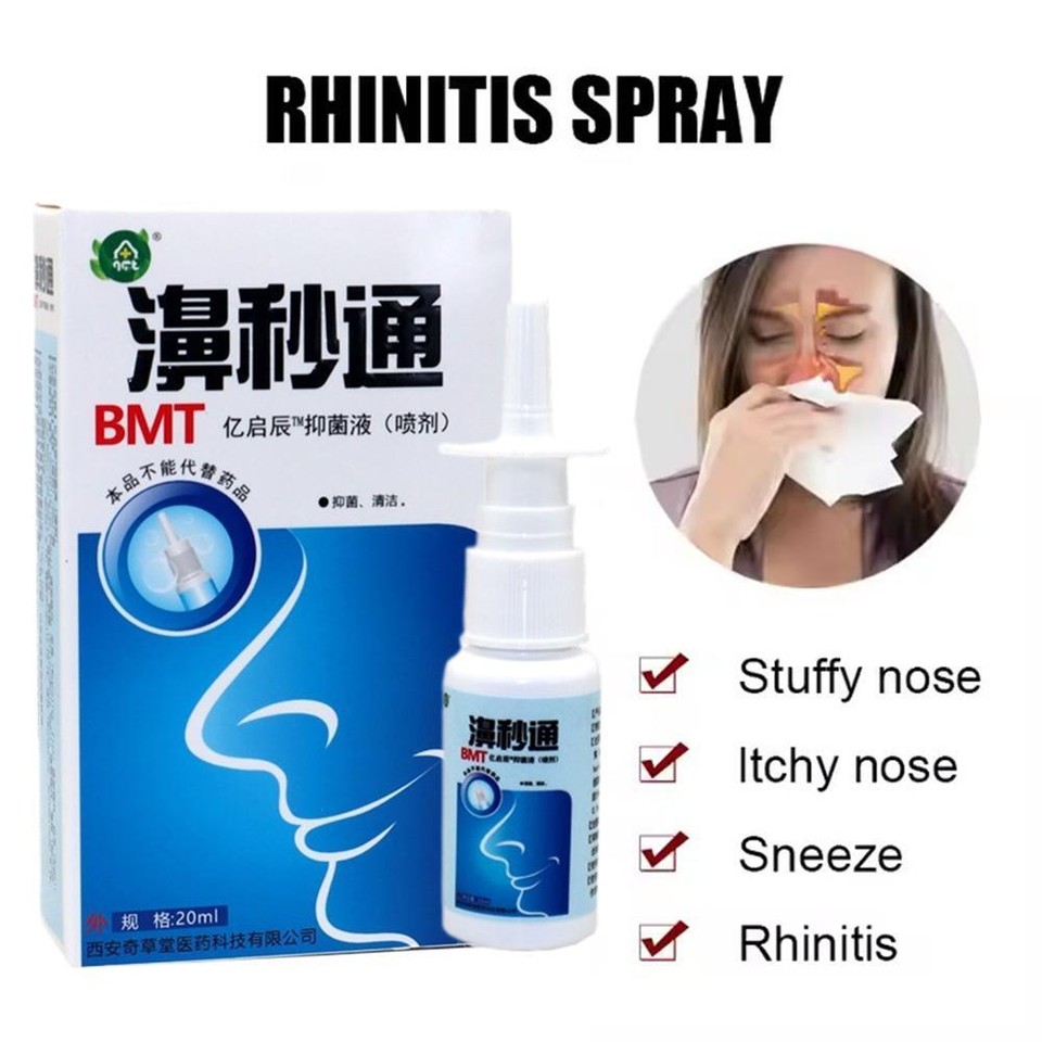 Propolis Extract Nasal Spray ChronicRhinitis Sinusitis Treatment Drop ...