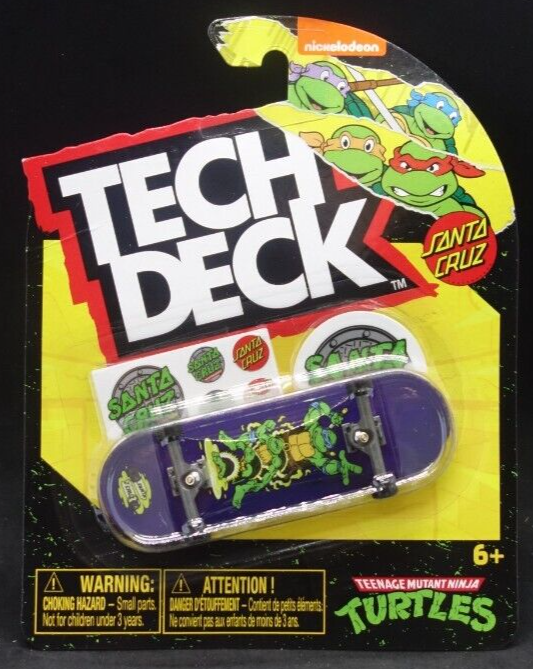 Teenage Mutant Ninja Turtles Fingerboards Tech Deck Santa Cruz Teenage