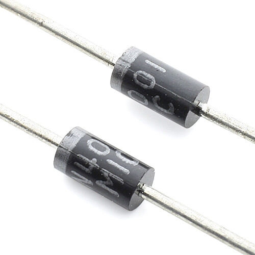 [500pcs] 1N4001 Diode 50V 1A Axial DO15 | eBay