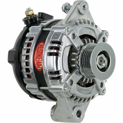 Powermaster 867296-1 GM 12si-Style Alternator Polished 1-Wire 175 Amp 6 ...