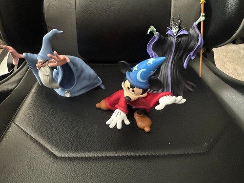 Disney D23 Magic Mystery 2024 Figures Sorcerer Mickey Maleficent Merlin ...