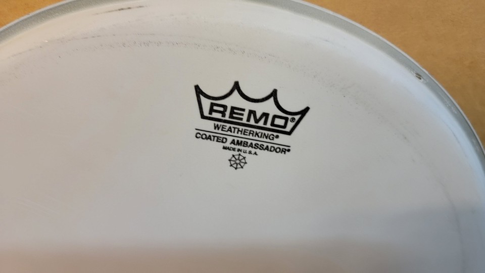 Remo WeatherKing Coated White Ambassador Drum Head 14 Inches New Old ...