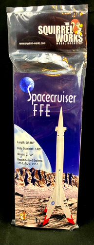 Squirrel Works SPACECRUISER FFE Sci-Fi Flying model rocket kit - Sealed ...