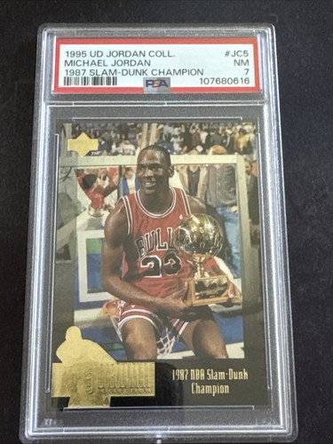 1995 Upper Deck Michael Jordan Slam Dunk Champion # JC5 Jordan ...