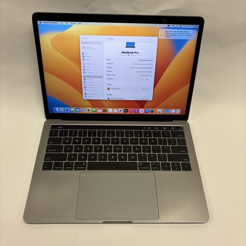 Apple MacBook Pro 2017 13" A1706 I7 3.5GHz 16GB 500GB SSD | eBay
