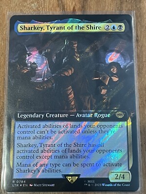 MTG Sharkey, Tyrant of the Shire (Extended) (Surge Foil) - LOTR - NM ...