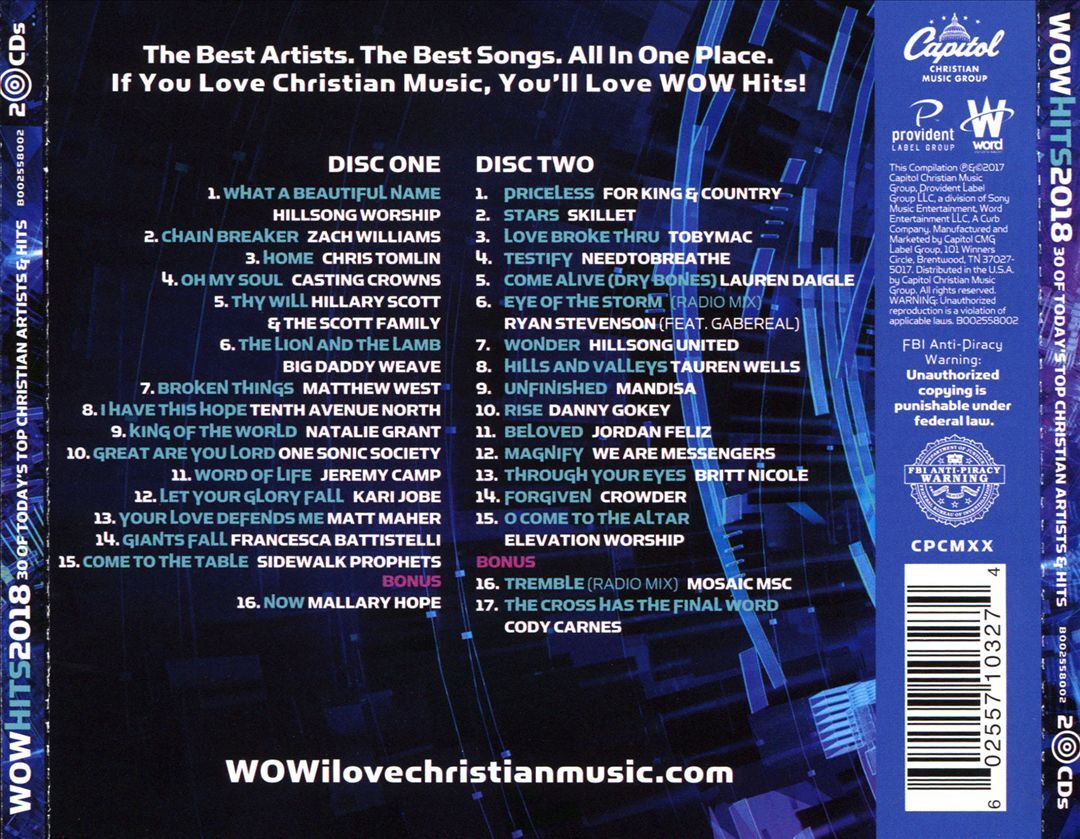 VARIOUS ARTISTS WOW HITS 2018 NEW CD 602557103274| eBay