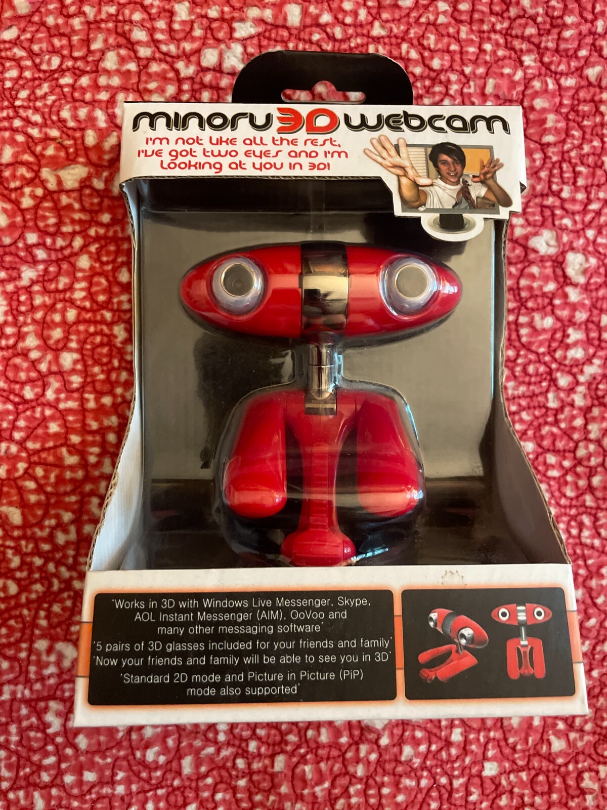 MINORU Minorv 3D Webcam 640x480 CMOS 2 Lenses Double Cameras - COOL! - NEW | eBay