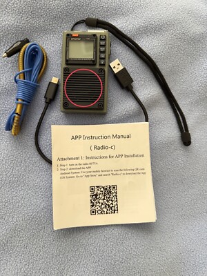 Raddy RF75A Shortwave Radio w/Bluetooth & App Control plus BONUS ...