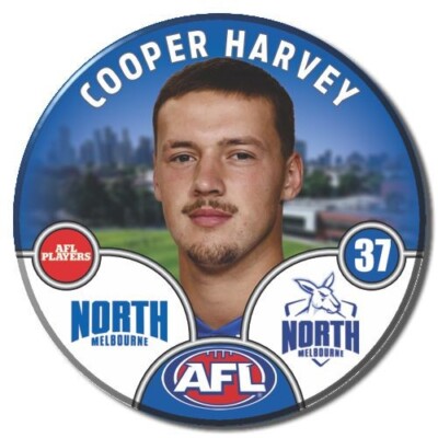 2025 AFL North Melbourne Football Club - HARVEY, Cooper | eBay Australia