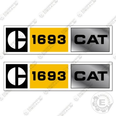 Fits Caterpillar 1693 Decal Kit Diesel Engine Stickers Equipment Decals ...