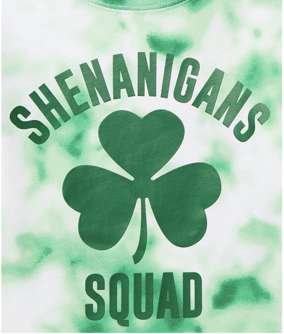 Shenanigans Squad Shamrock Patrick’s Day Toddler Boys Long Sleeve T ...