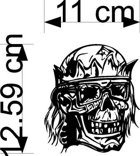 SKULL , Vinyl Decal Sticker 9 Different colours available | eBay