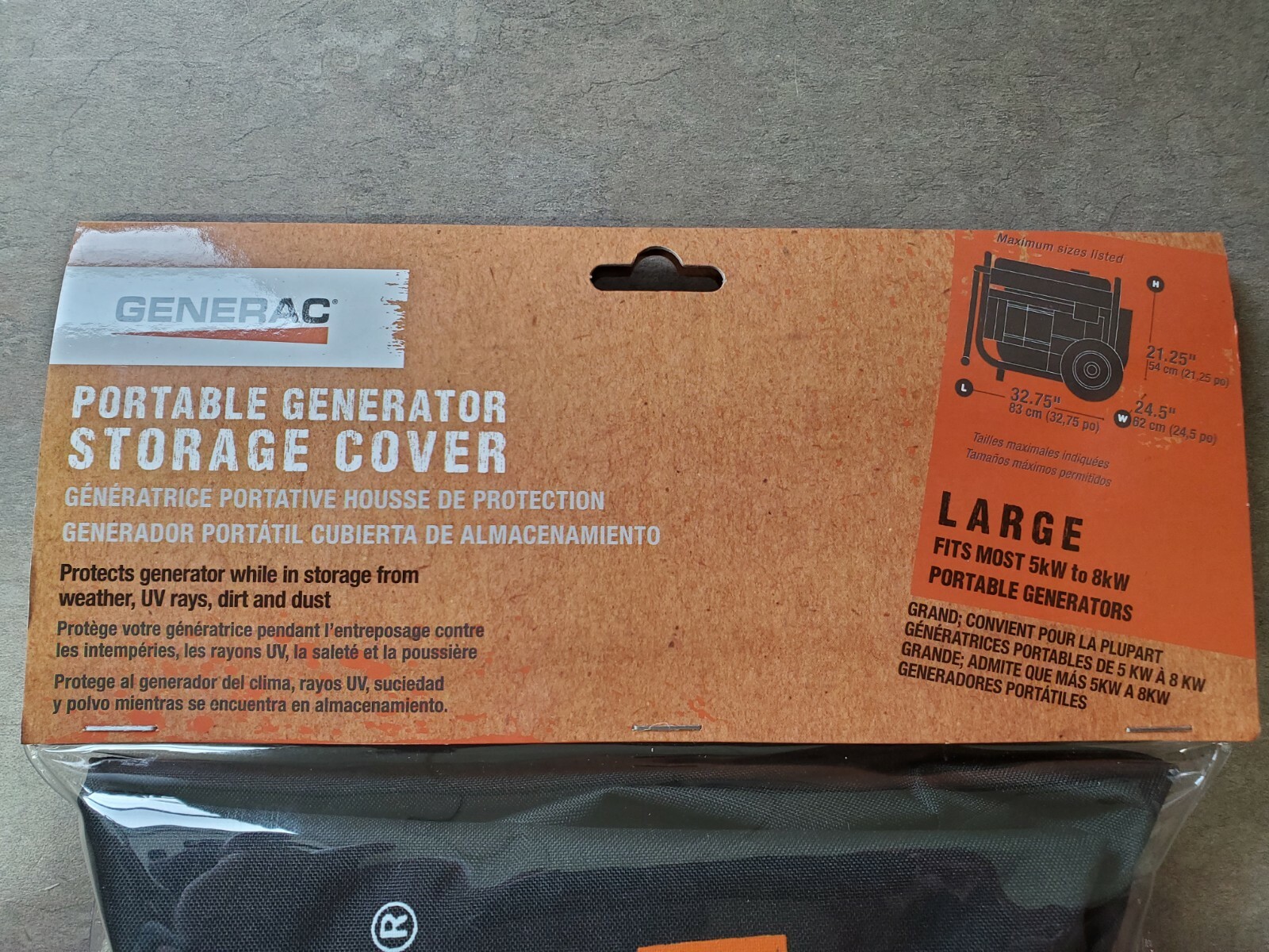 New Genuine OEM Generac 6811 Fits 5kW 8kW Portable Generator Storage ...
