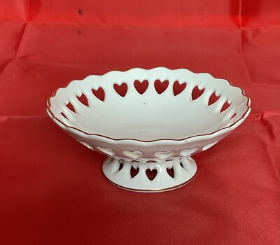 Vintage Trinket Soap Pin Dish Vanity Storage Hearts Made In Japan | eBay