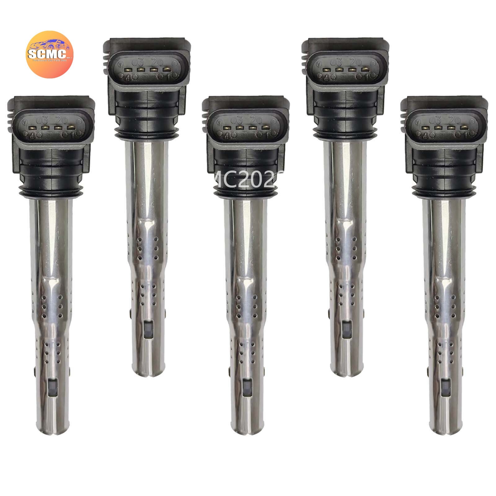 5X Ignition Coils 2.5L Fit For VW Golf Jetta Passat Audi RS3 07K905715 ...