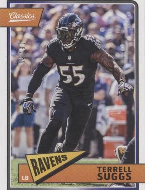 2018 Panini Classics - Terrell Suggs #9 Blank Back /50 for sale online ...