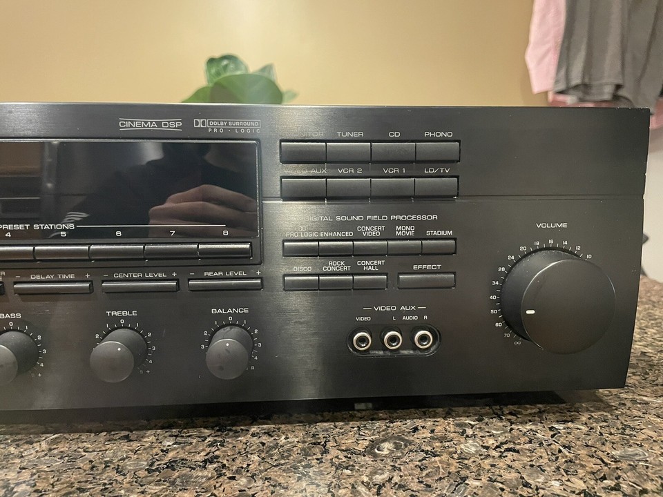 Yamaha RX-V590 Natural Sound Stereo AV Receiver- Tested | eBay