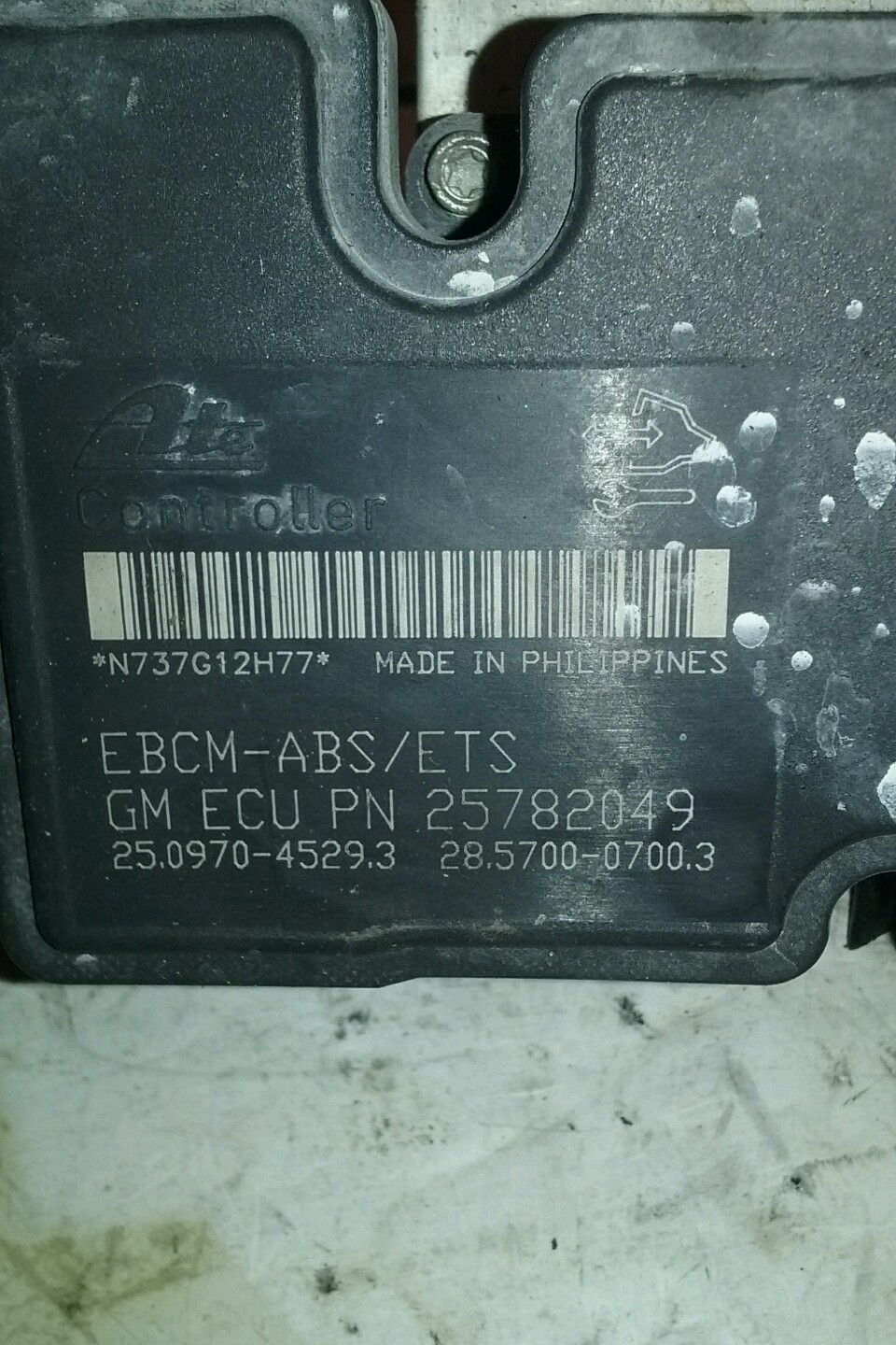 2008 CHEVY COBALT HHR ABS CONTROL PUMP/MODULE # 25782049 *25782044 ...