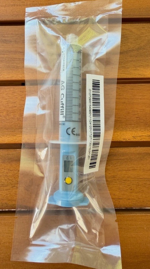 AG Cuffill Cufflator Endotracheal Tube Inflator and Manometer | eBay