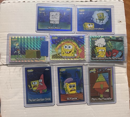2025 Topps Chrome Spongebob Numbered Cards | eBay