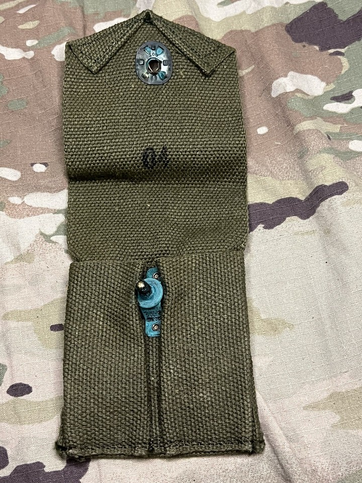 Original US Military Issue Vietnam Era 1911 Canvas Magazine Pouch 45 ...
