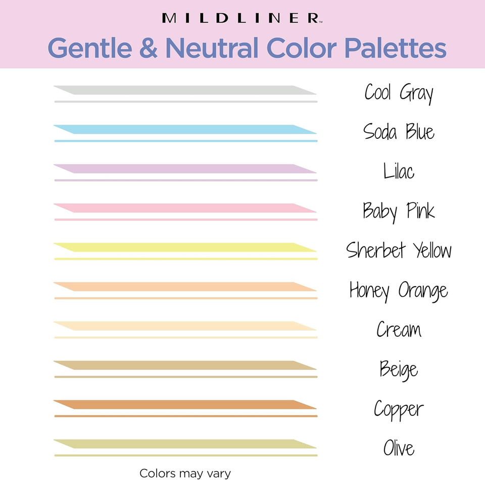 Mildliner Dual Tip Highlighters Chisel and Bullet Tips Bible School ...