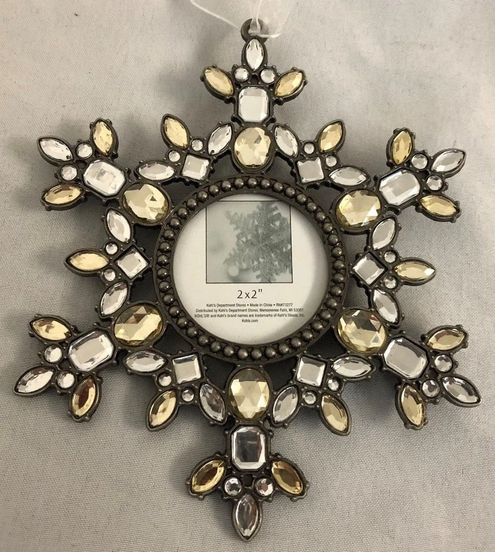 Snowflake Frame Round