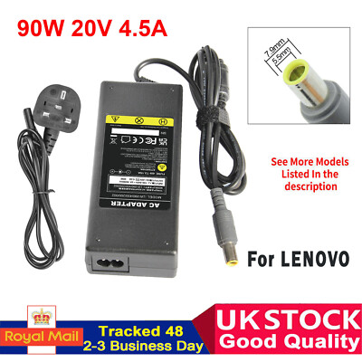 90W AC Adapter Laptop Charger For Lenovo Thinkpad T410 T420 T520 Z60 ...