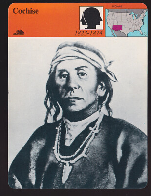 COCHISE Apache Warrior Tribe History INDIAN 1979 PANARIZON STORY OF ...