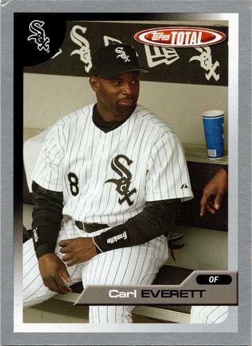2005 Topps Total Baseball Card #493 Carl Everett | eBay