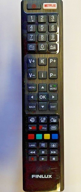 Genuine FINLUX RC4848 TV NETFLIX Remote 50FLHK274SCM 39FPD274BT ...