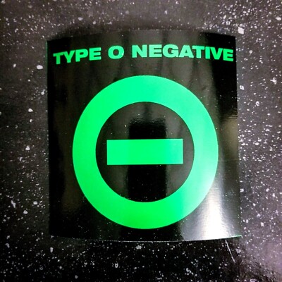 Type O Negative 4 x 4" Waterproof Vinyl Sticker Decal [💪 HQ Durability ...