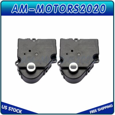 2X For Chevrolet Buick GMC Cadillac HVAC Heater Blend Door Actuator ...
