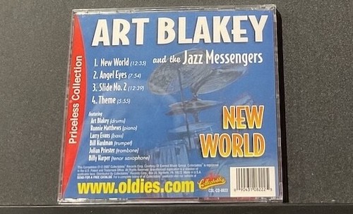 Art Blakey and the Jazz Messengers NEW WORLD CD - FREE POSTAGE 90431082225 | eBay