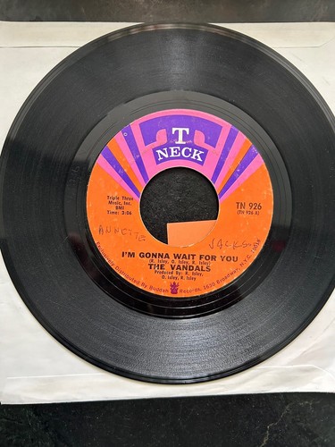 The Vandals - I'm Gonna Wait For You - T- Neck Records, VG+/EX 1970 | eBay