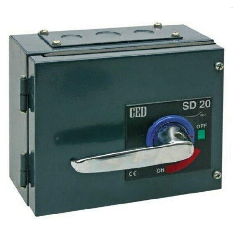 Metal Industrial Isolator 20A 32A 63A 100A 160A 3 Phase Triple Pole ...