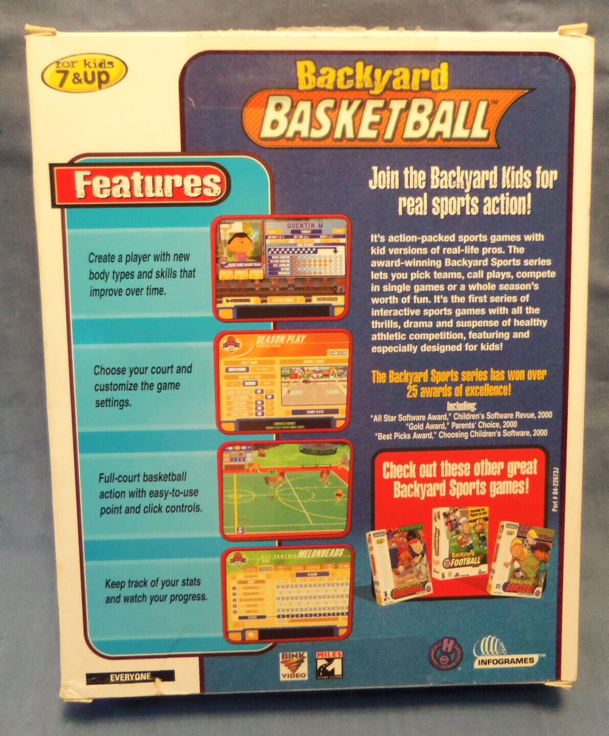 Backyard Basketball CD-ROM game for Windows 95/98/ME/2000, Macintosh ...
