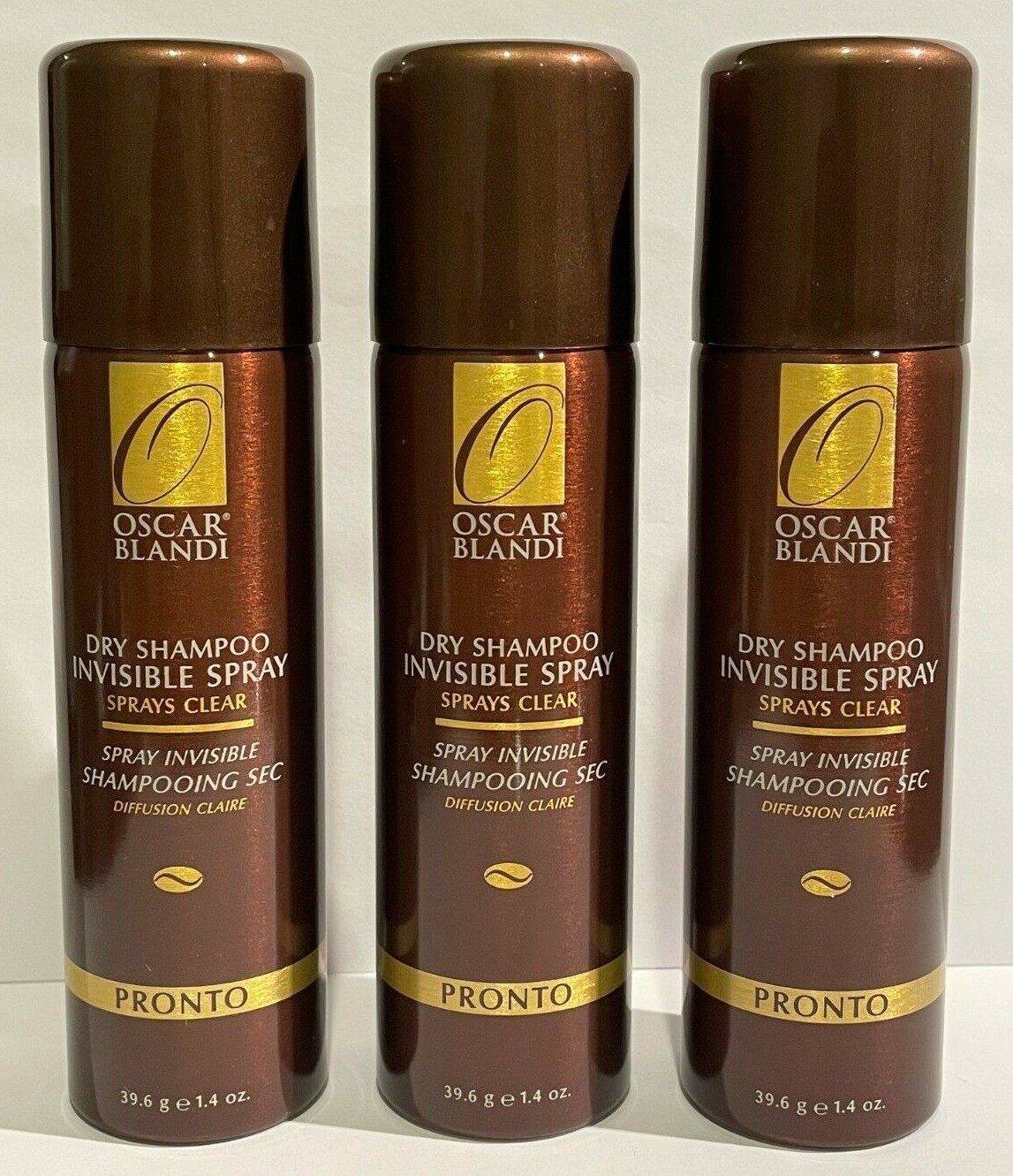 Lot Of 3 Oscar Blandi Pronto Invisible Dry Shampoo Powder Spray - 1.4 ...