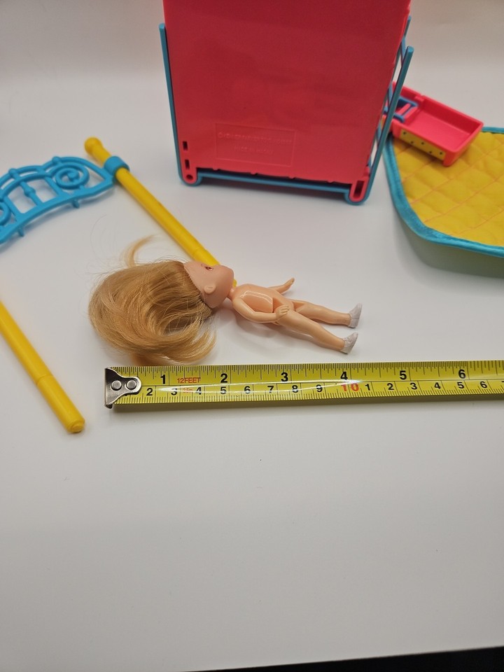 Vtg 1987 Kenner Wish World Kids SLEEP N LEAP BED into Playground w ...